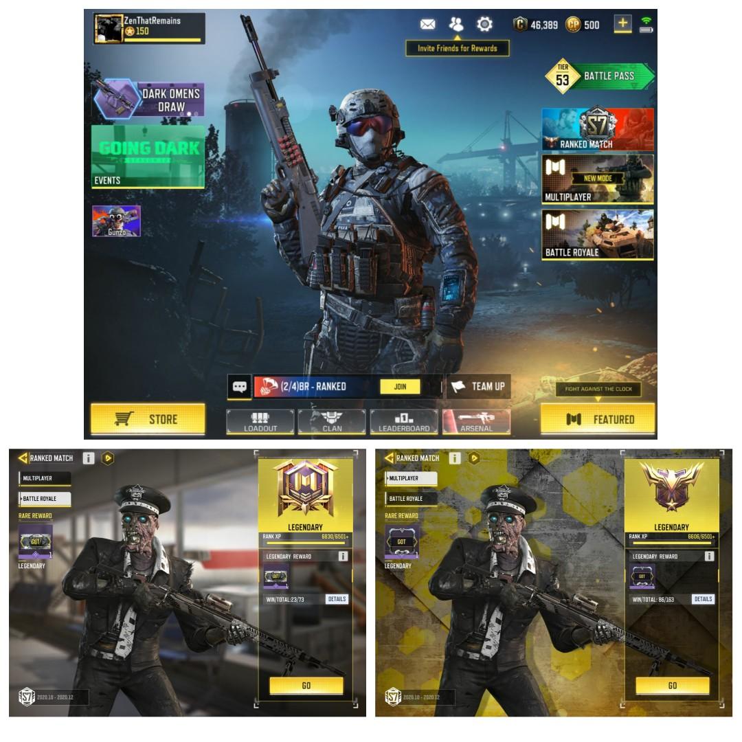 Call of Duty Mobile|CODM MP & BR Legendary account, Video Gaming ...