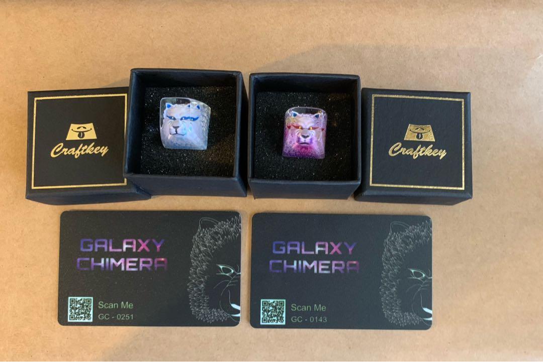 Craftkey Galaxy Chimera Artisan Keycap, Computers & Tech, Parts ...
