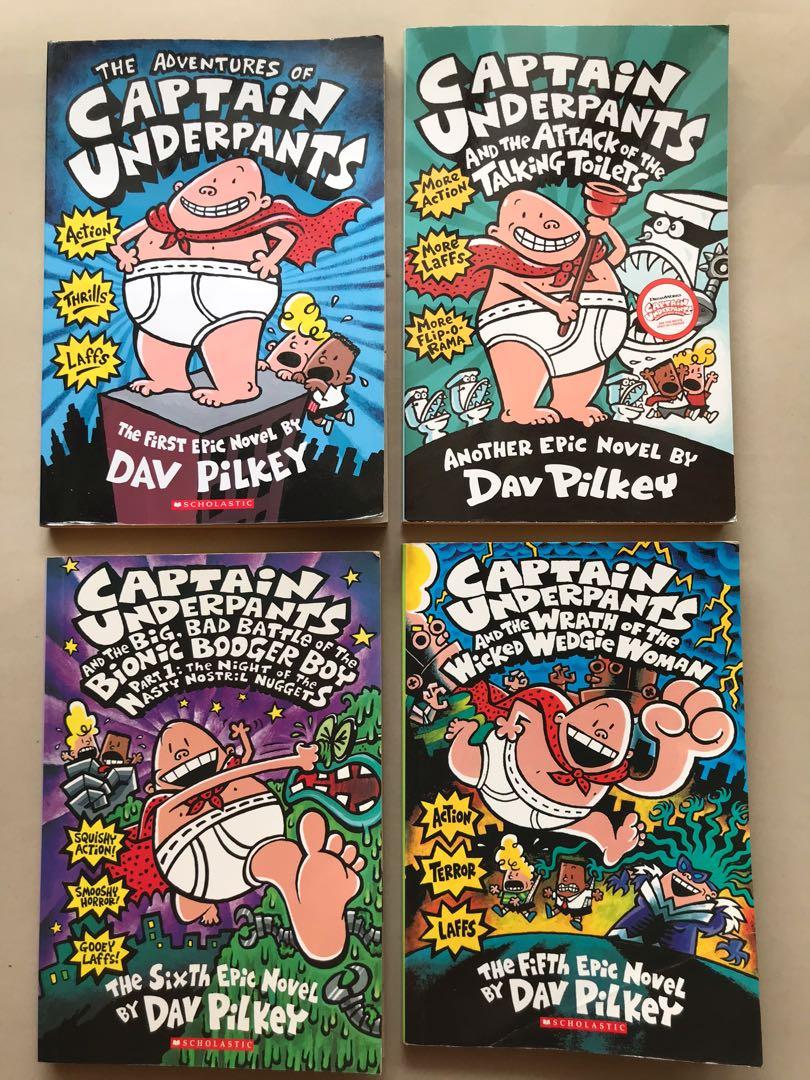 Dog Man/Captain Underpants/Diary of Rugby Champ, Books & Stationery ...