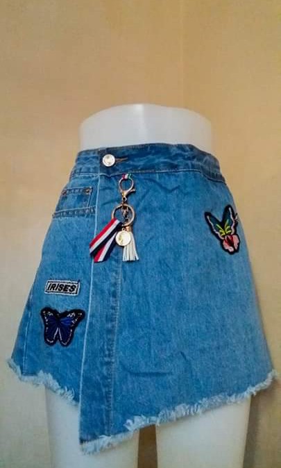 DENIM PALDA SHORT #19, Women's Fashion, Bottoms, Shorts on Carousell