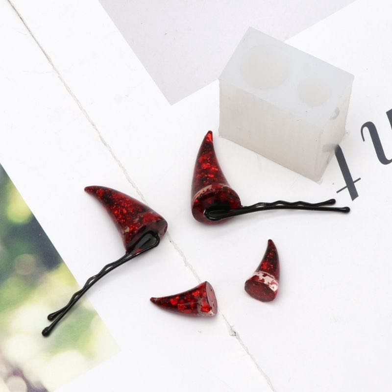 Devil’s Horn Resin Silicone Mold, Hobbies & Toys, Stationery & Craft ...