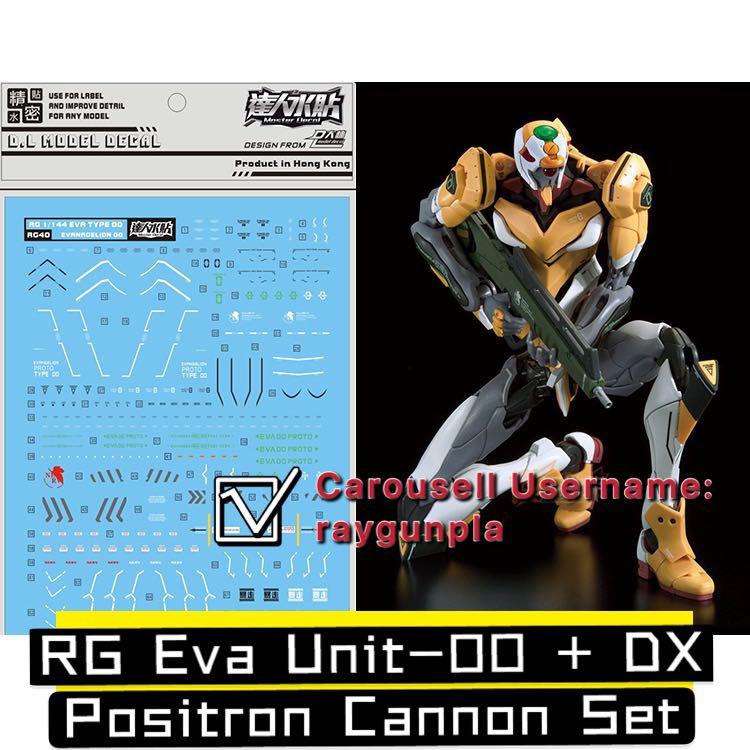 Evangelion Unit-01/ Evangelion Unit-00/ Unit-02/ Unit-08/ Water Decals ...