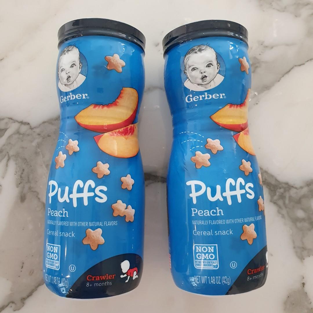 Gerber Peach Star Puffs (EXP JAN 2021), Babies & Kids, Nursing ...
