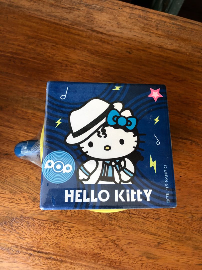 Hello Kitty x Michael Jackson cup and coaster, Hobbies & Toys, Toys ...