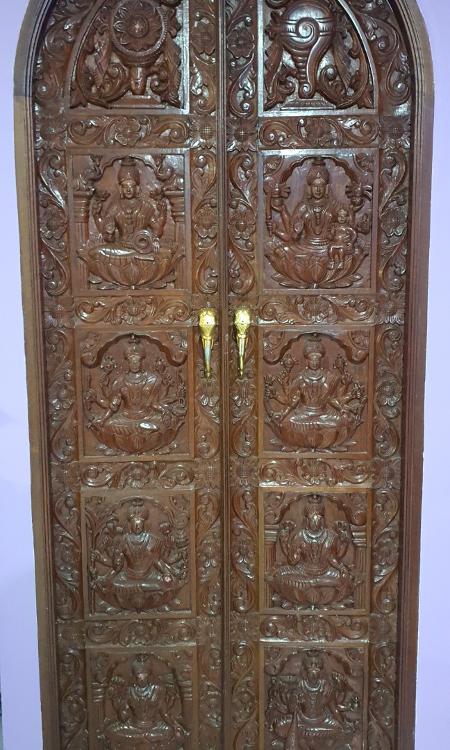 Hindu Prayer Door, Furniture & Home Living, Furniture, Other Home ...