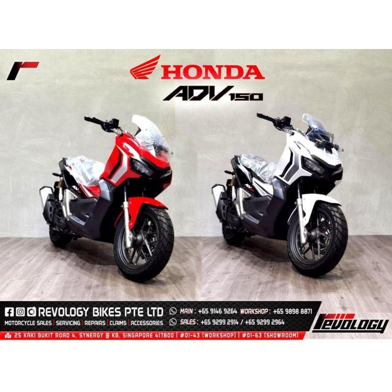 HONDA ADV 150 RED/WHITE ABS ADV 150 FOR SALE, Motorcycles, Motorcycles ...