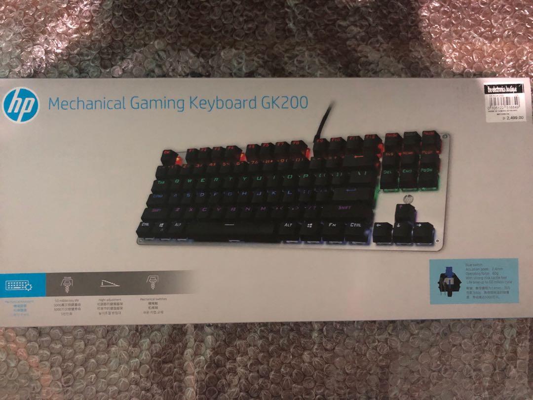 HP Gk200 Mechanical Keyboard, Computers & Tech, Parts & Accessories ...