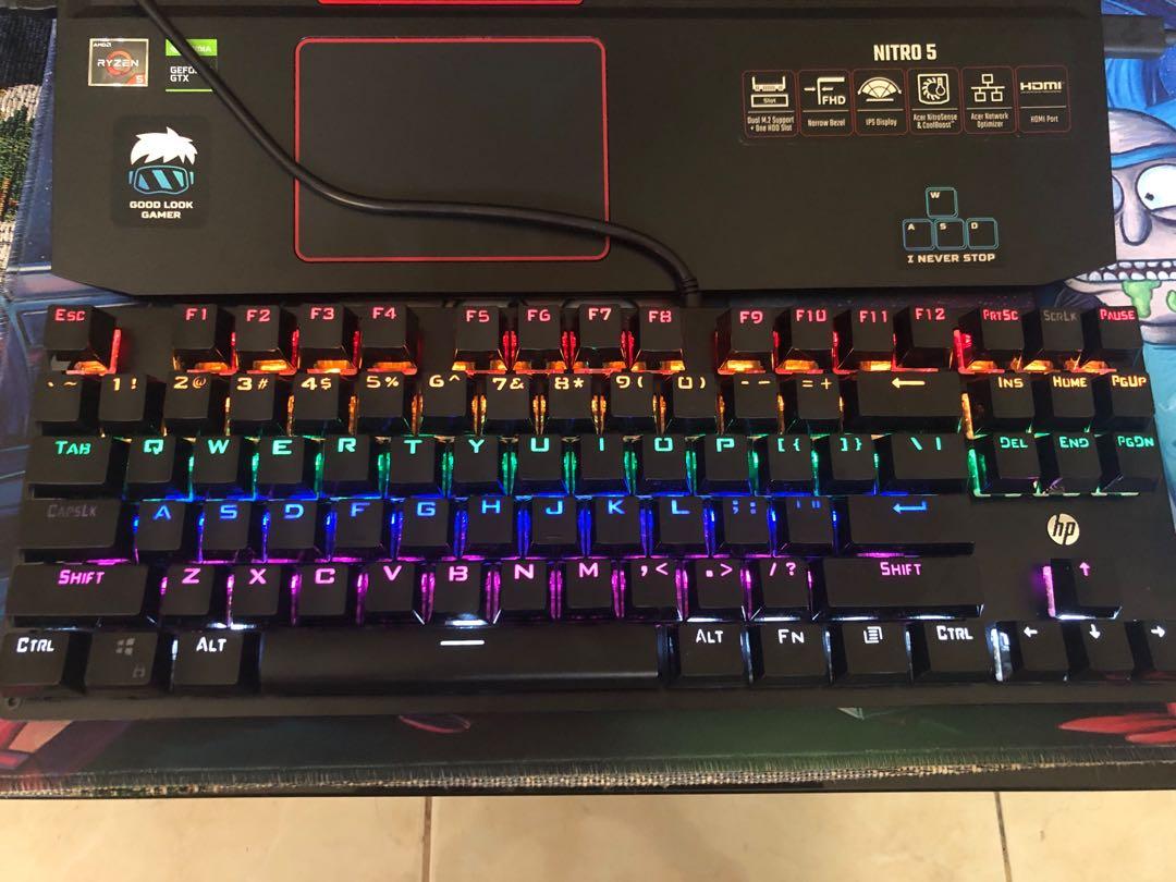 HP Gk200 Mechanical Keyboard, Computers & Tech, Parts & Accessories ...