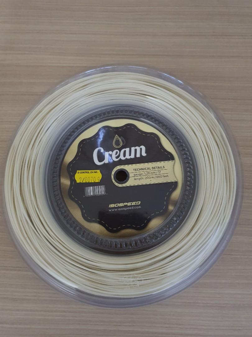 Isospeed Cream tennis string reel, Sports Equipment, Sports & Games ...