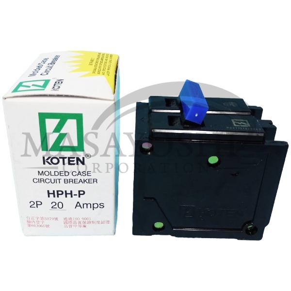 Koten Circuit Breaker 2P 20AMPS Plug In | Koten | Circuit Breaker ...