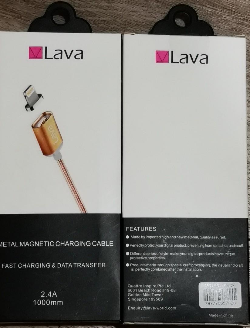 LAVA Magnetic Charging Cable, Mobile Phones & Gadgets, Mobile & Gadget ...