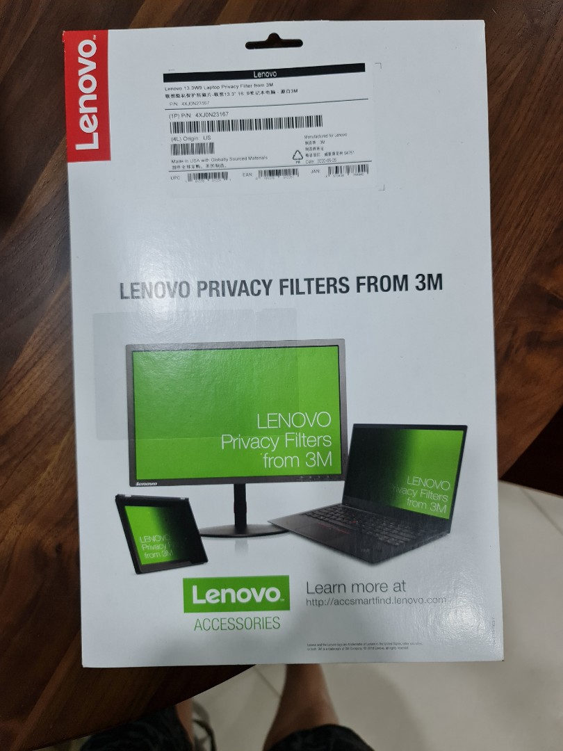 Lenovo privacy screen, Computers & Tech, Parts & Accessories, Computer ...