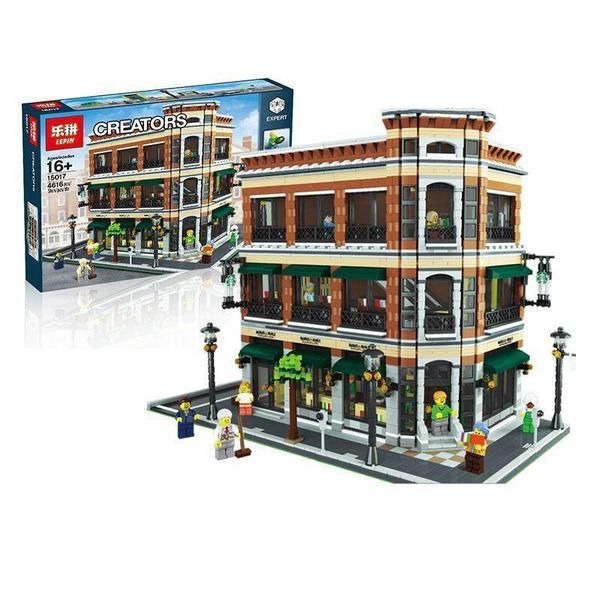 Lepin Lego Barnes and & Noble The Starbucks Coffee Store Building House ...