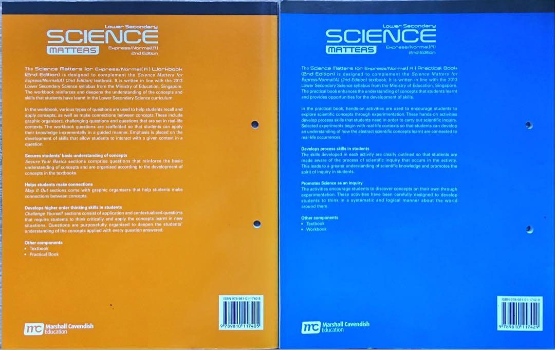 Lower Secondary Science Matters Workbook & Practical Volume A, Hobbies ...