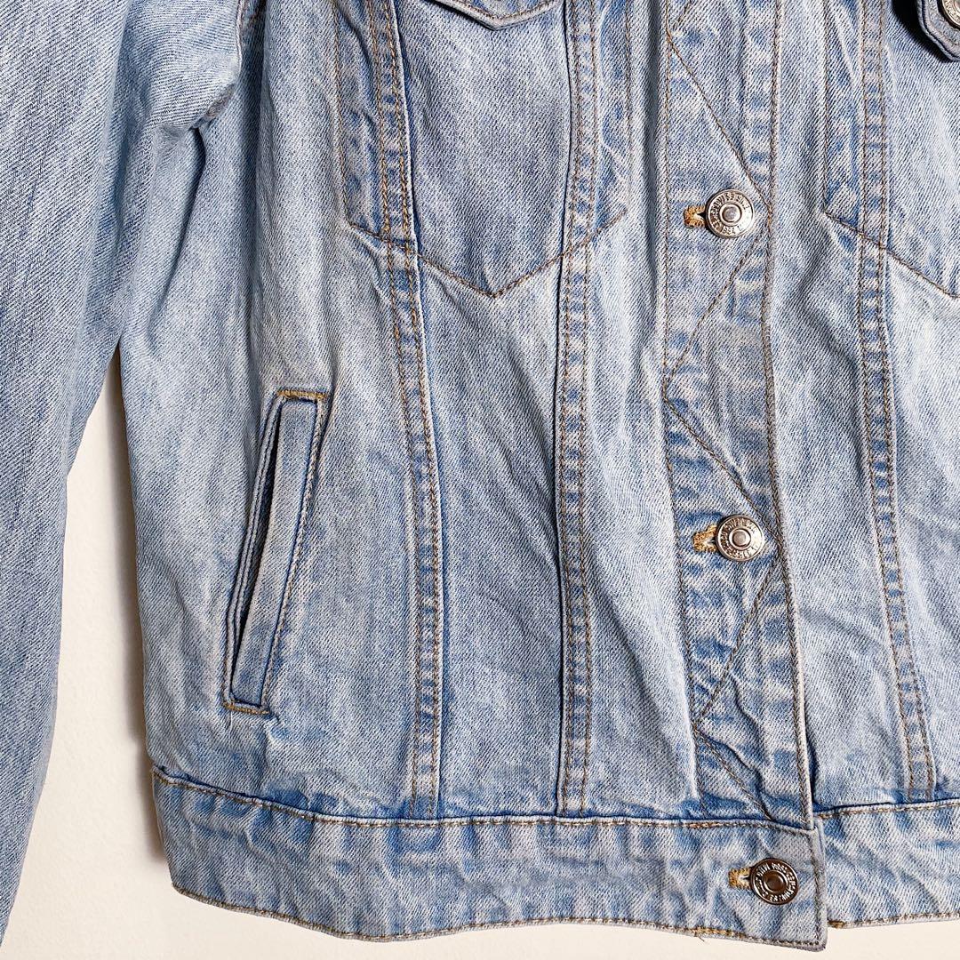 REPRICED Mango Light Blue Boyfriend Denim Jacket, Women's Fashion ...