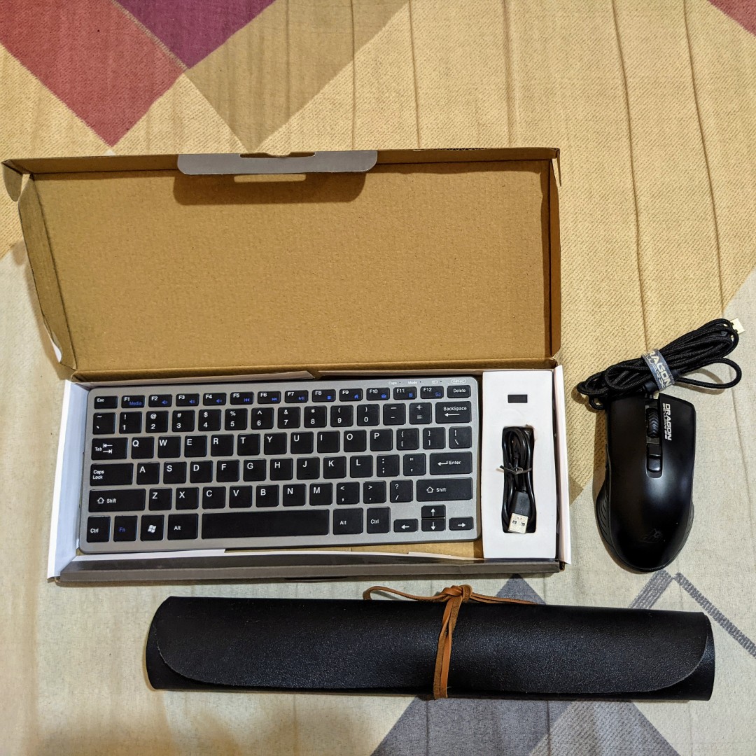 Minimalist Wireless Keyboard And Wired Gaming Mouse Computers And Tech