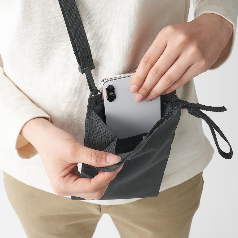 Muji Mini Sacoche Bag, Luxury, Bags & Wallets on Carousell