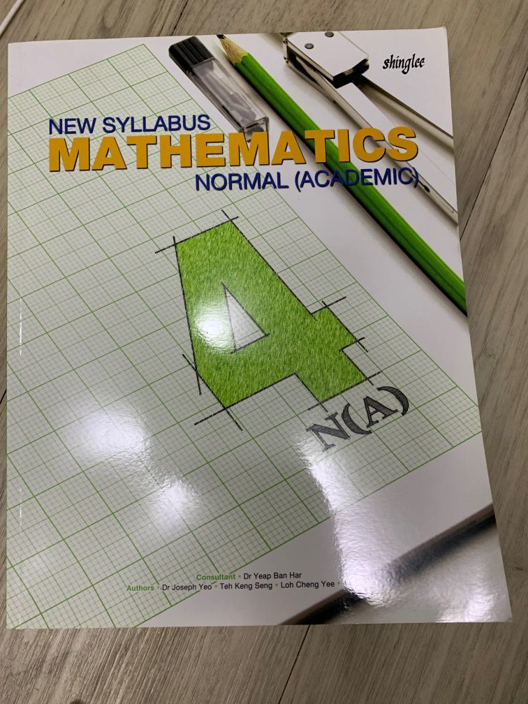 4NA math textbook, Books & Stationery, Textbooks, Secondary on Carousell