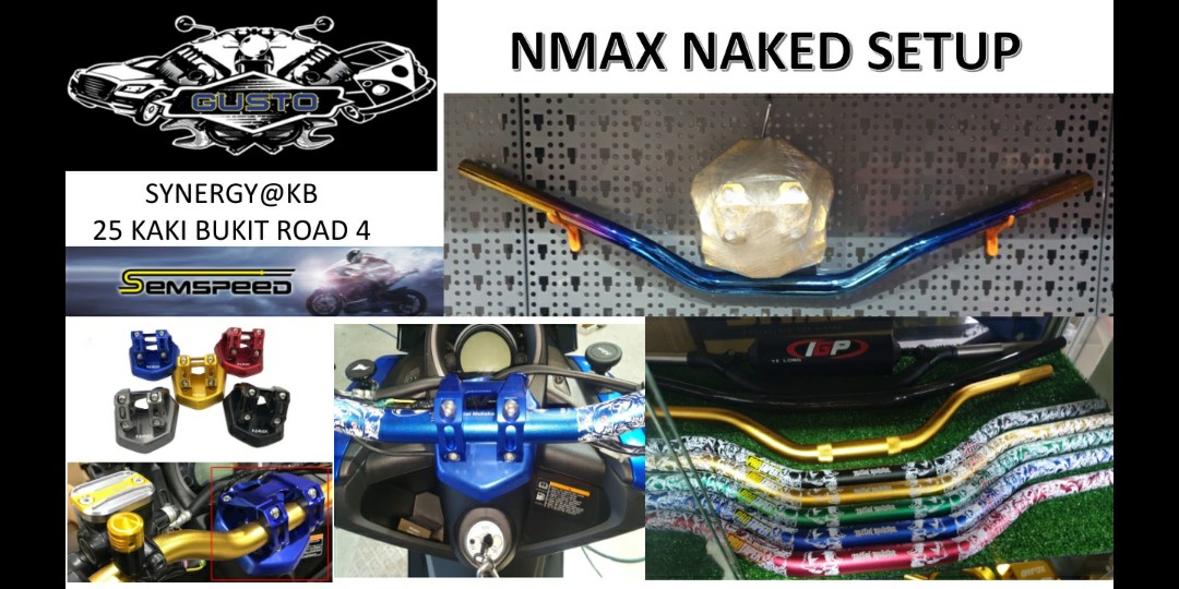 NMAX NAKED SETUP, Motorcycles, Motorcycle Accessories on Carousell
