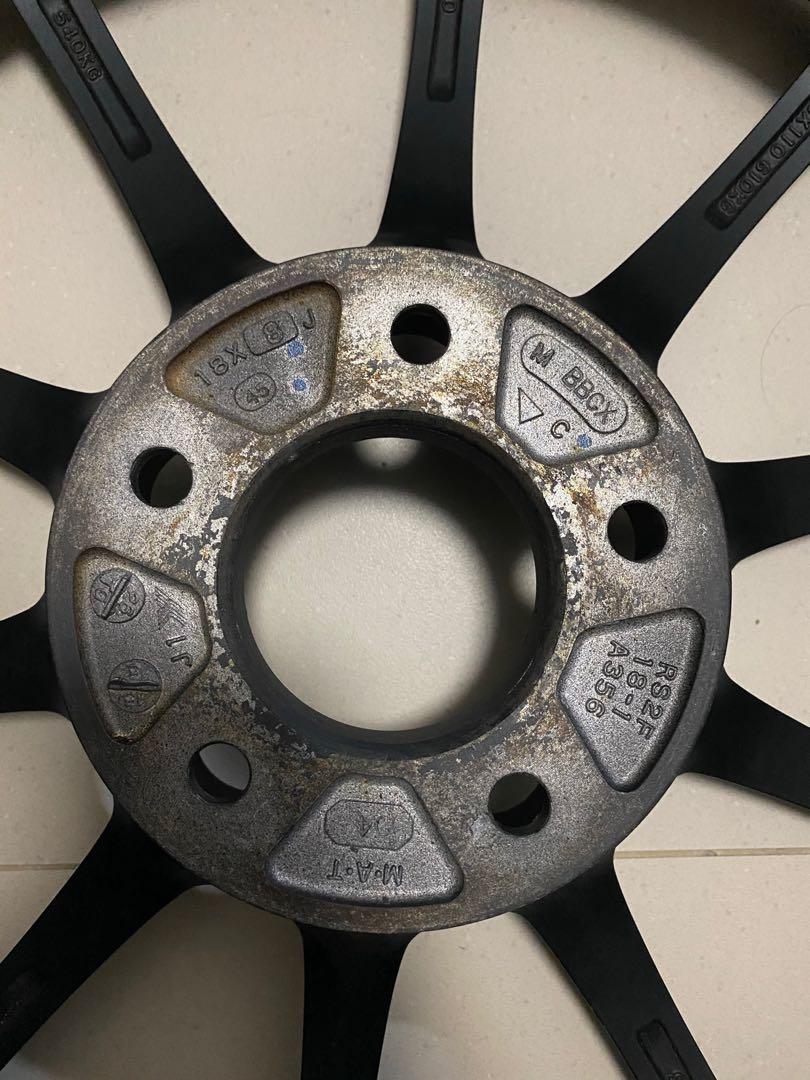 Original Advan Racing RS2 18" rim (1 piece), Car Accessories, Tyres ...