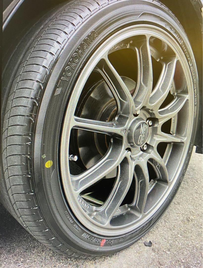 OZ racing Hyper GT rims 18" with Brand new tyres 235/40R18, Car ...