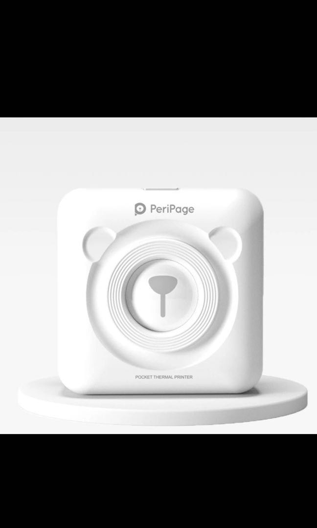 Peripage A6 (HD 304 DPI) Bluetooth Wireless Pocket Thermal Mini Printer ...