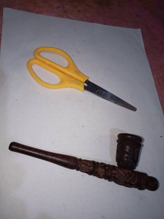Pinoy Tribal wood PIPE/Pinoy Etchings, Hobbies & Toys, Memorabilia ...