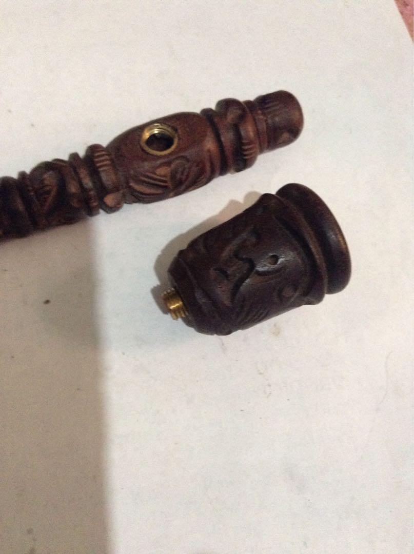Pinoy Tribal wood PIPE/Pinoy Etchings, Hobbies & Toys, Memorabilia ...