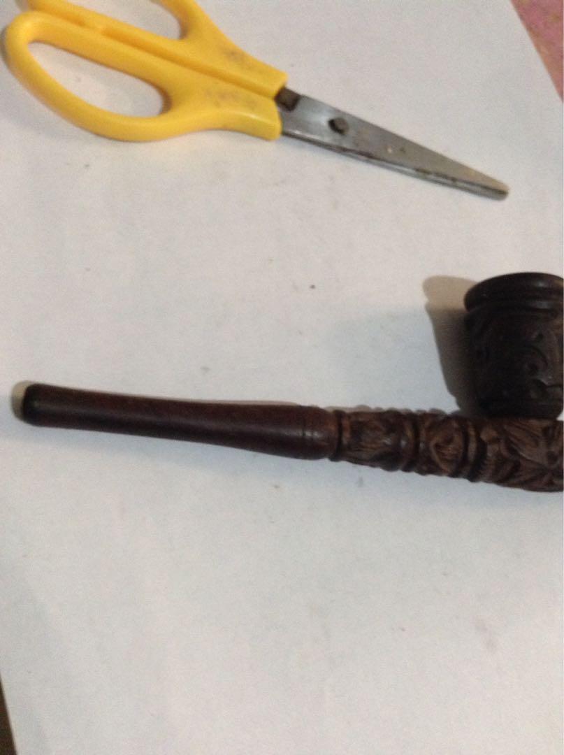 Pinoy Tribal wood PIPE/Pinoy Etchings, Hobbies & Toys, Memorabilia ...