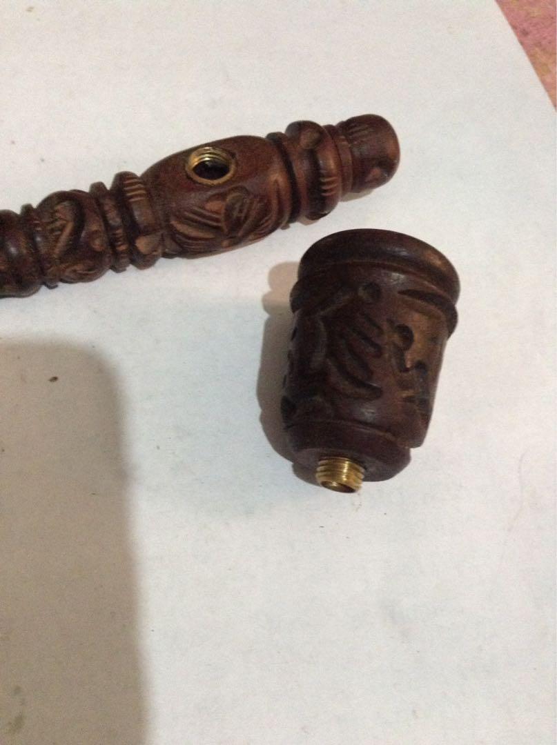 Pinoy Tribal wood PIPE/Pinoy Etchings, Hobbies & Toys, Memorabilia ...