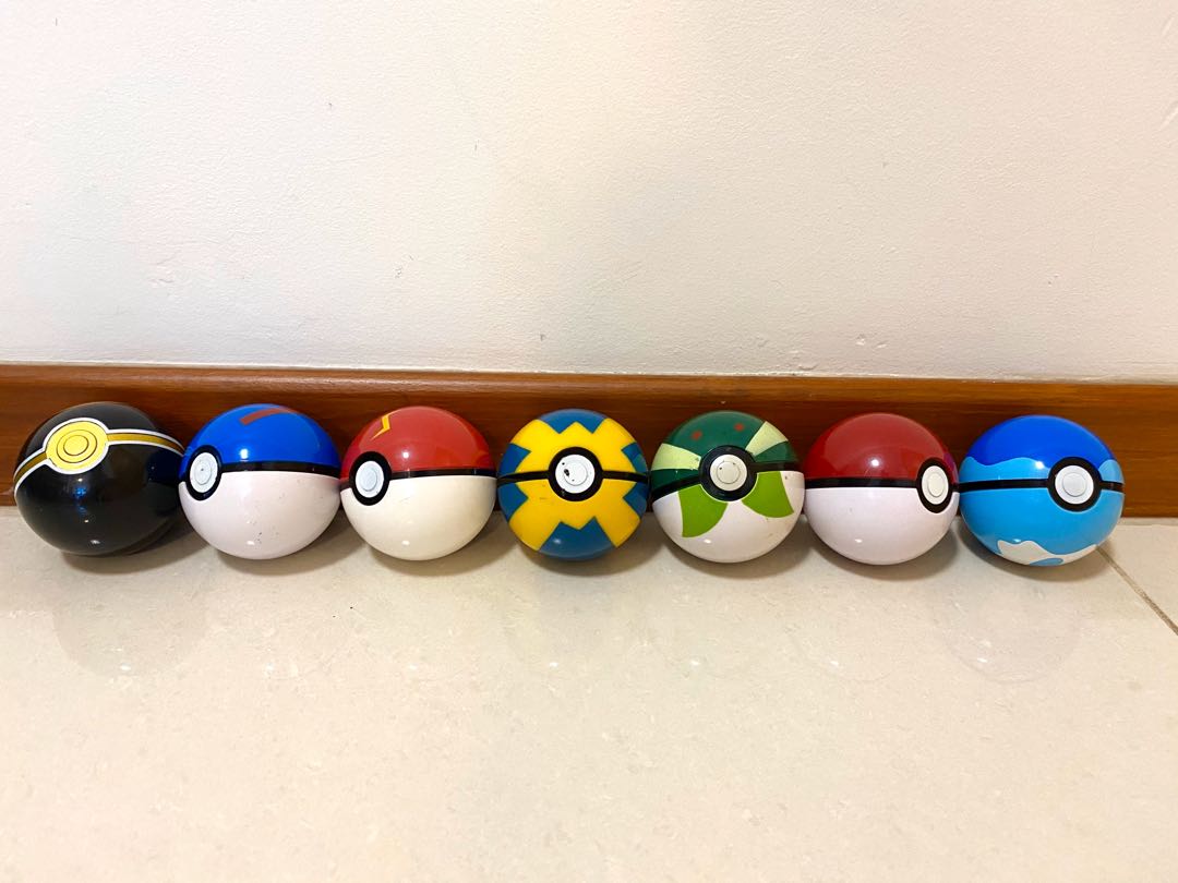 Plastic Pokeballs, Hobbies & Toys, Toys & Games on Carousell