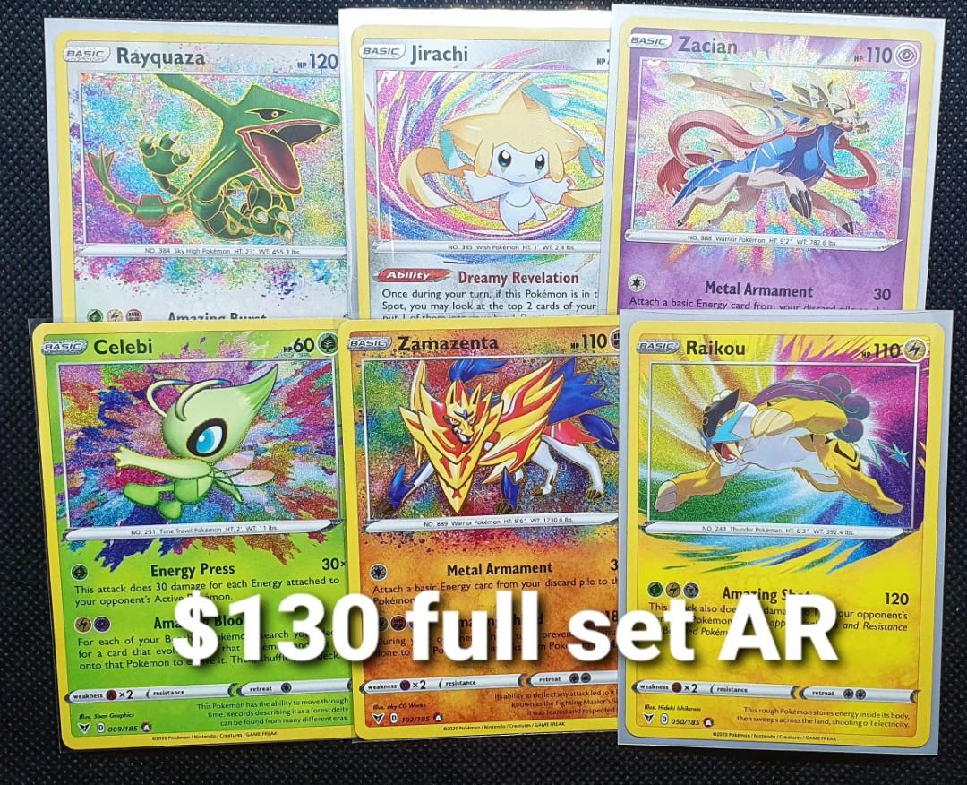 Pokemon pokémon cards vivid voltage amazing rare AR set, Hobbies & Toys ...