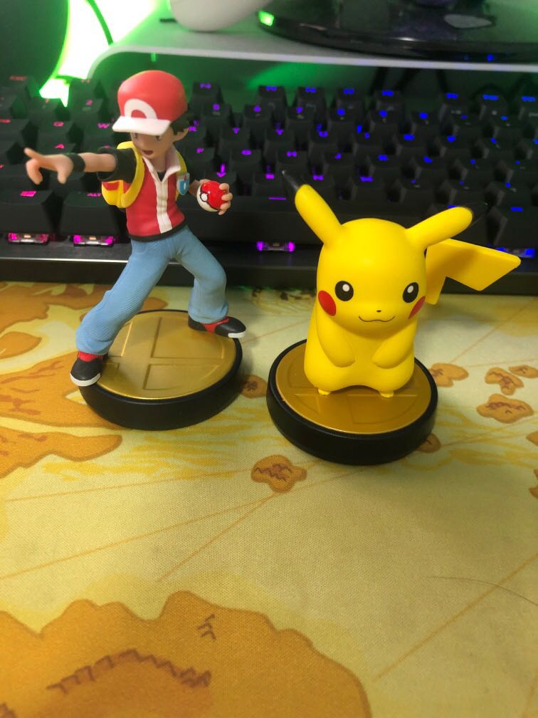 Pokemon Trainer and pikachu Super smash bros amiibo, Video Gaming ...