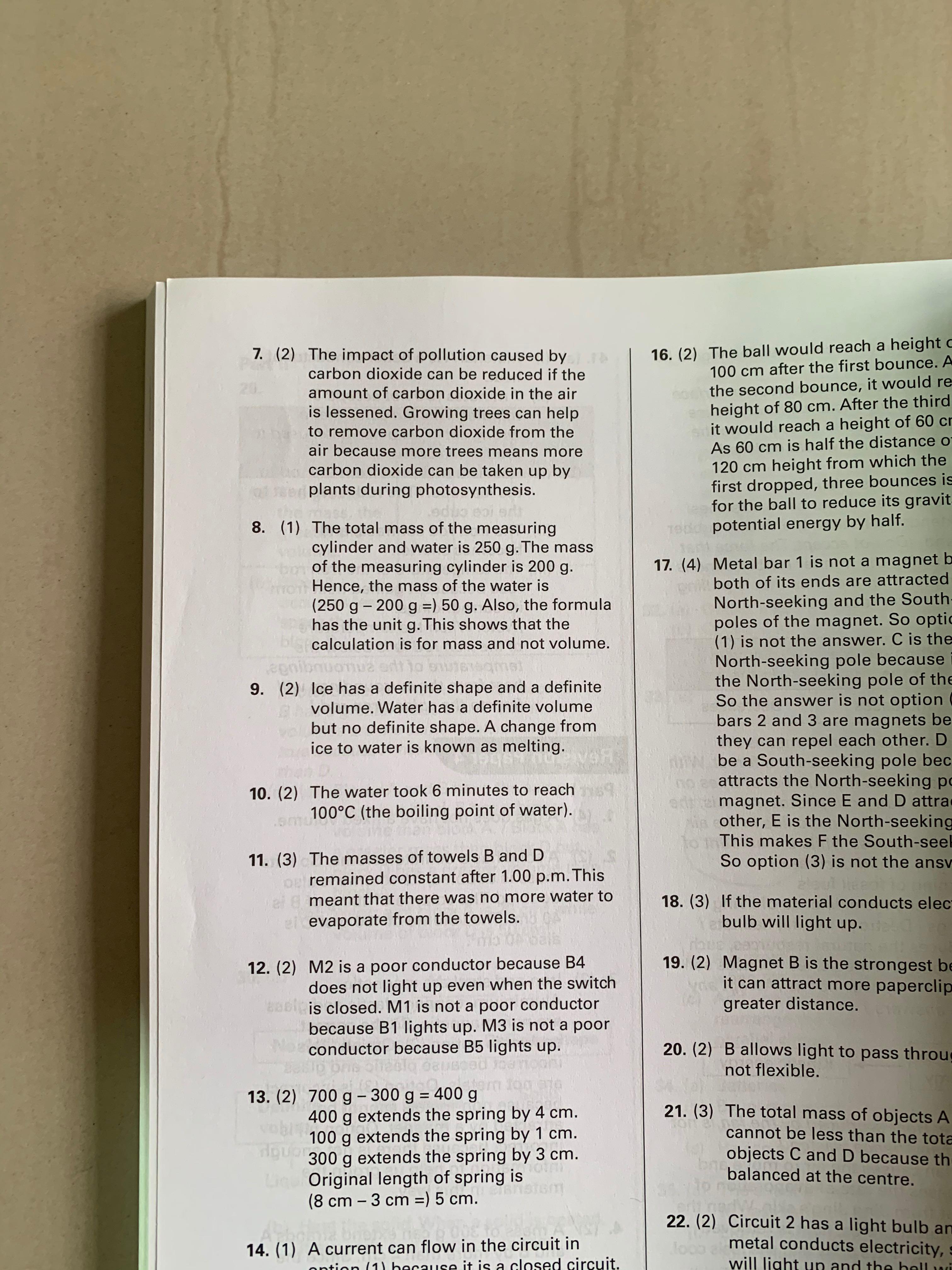 PSLE SCIENCE revision & examination papers, Books & Stationery ...