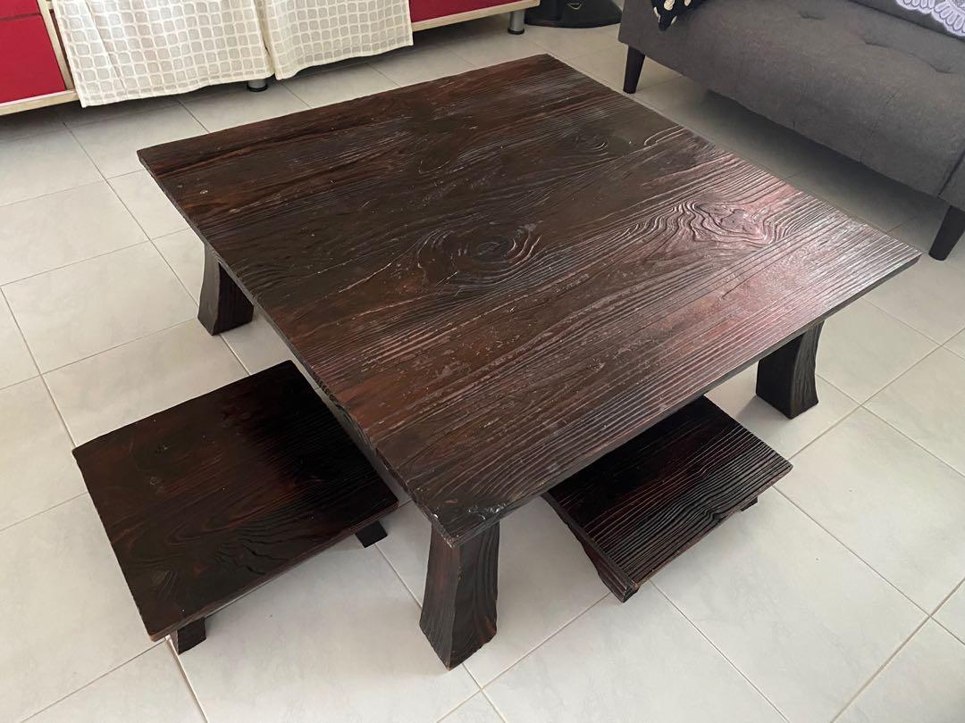 Rare find Barang Barang table and stool, Furniture & Home Living ...