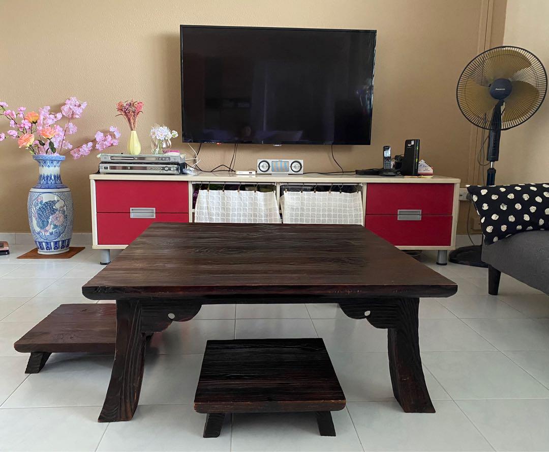 Rare find Barang Barang table and stool, Furniture & Home Living ...