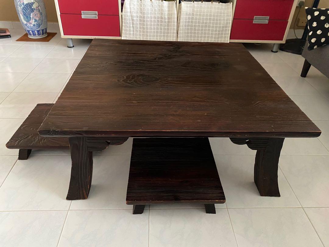 Rare find Barang Barang table and stool, Furniture & Home Living ...