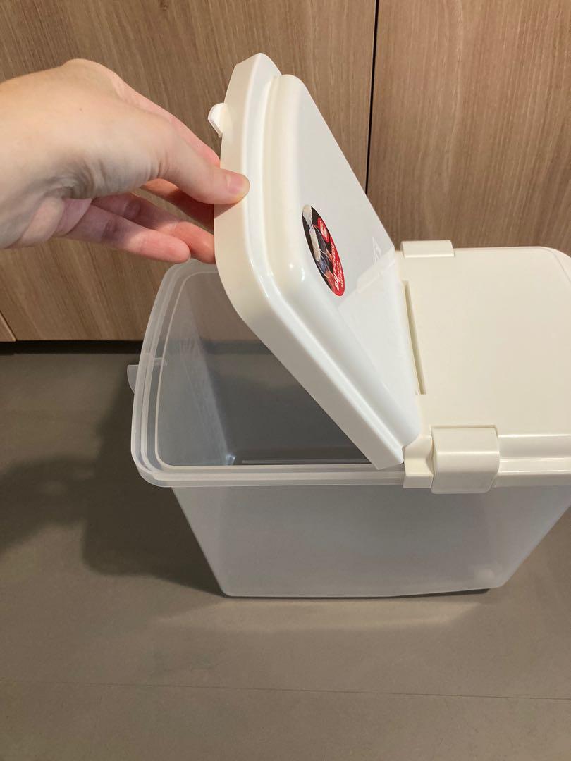 Rice Bin Storage Bucket Container Large 10KG Rice, Furniture & Home ...