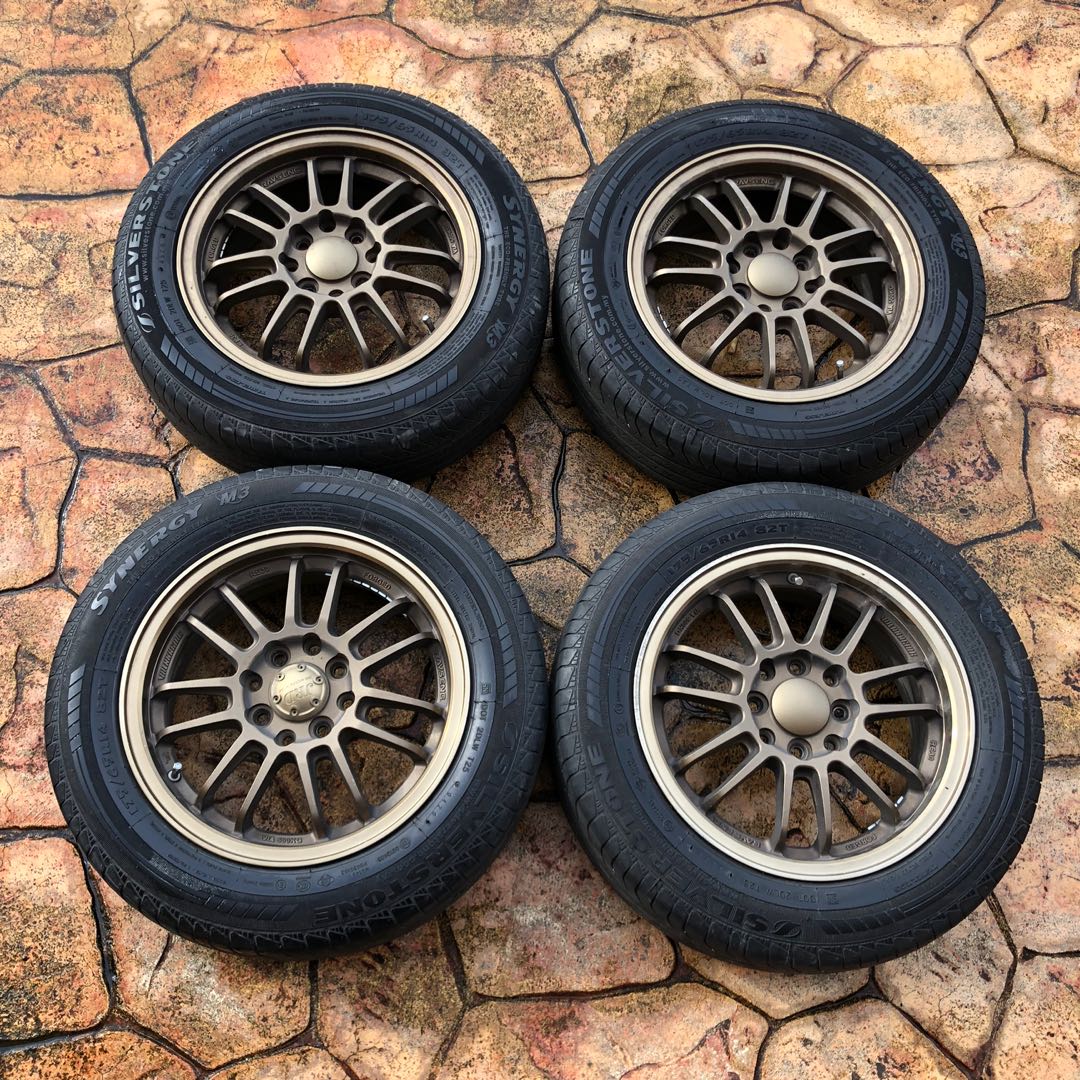 Rim RE30 14 PCD100/110, Auto Accessories on Carousell