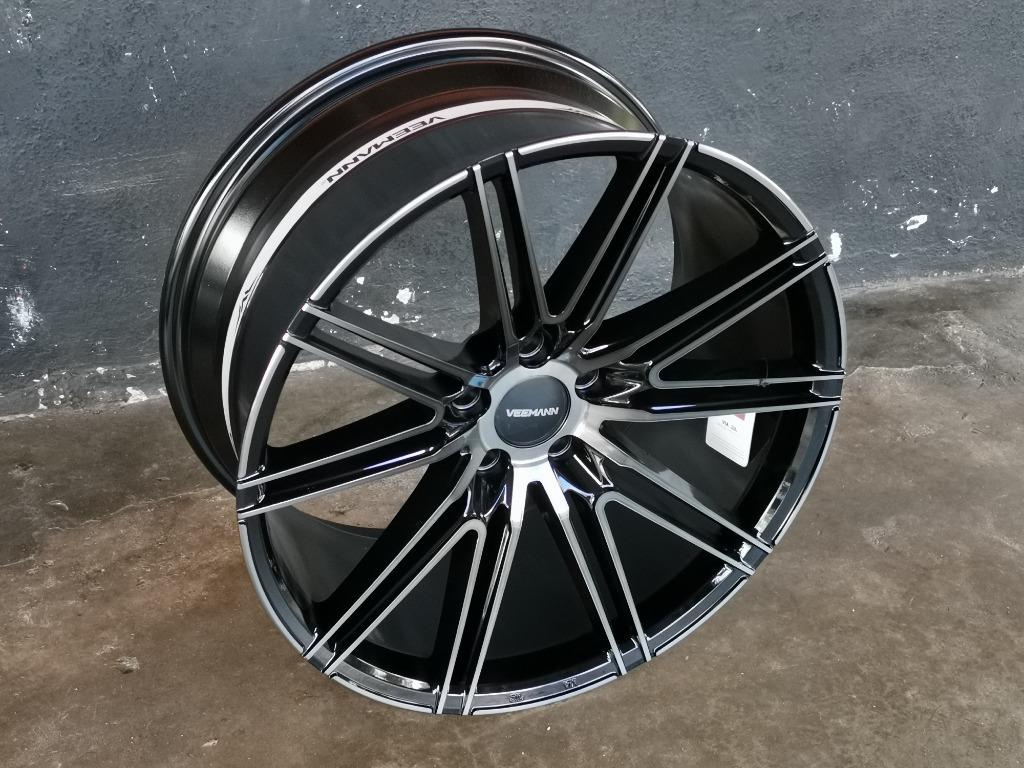SPORT RIM 19 INCH ORI VEEMANN VFS2256 PROTON X50 X70 TOYOTA VELLFIRE ...
