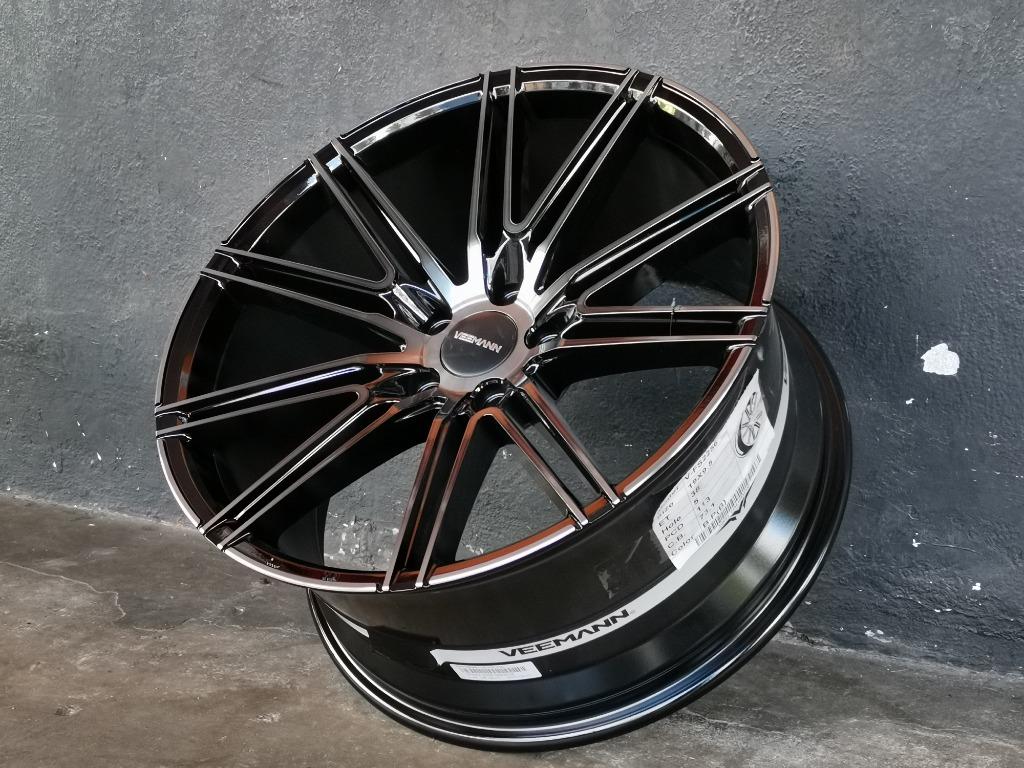 SPORT RIM 19 INCH ORI VEEMANN VFS2256 PROTON X50 X70 TOYOTA VELLFIRE ...