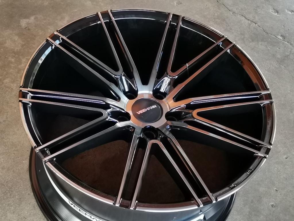 SPORT RIM 19 INCH ORI VEEMANN VFS2256 PROTON X50 X70 TOYOTA VELLFIRE ...