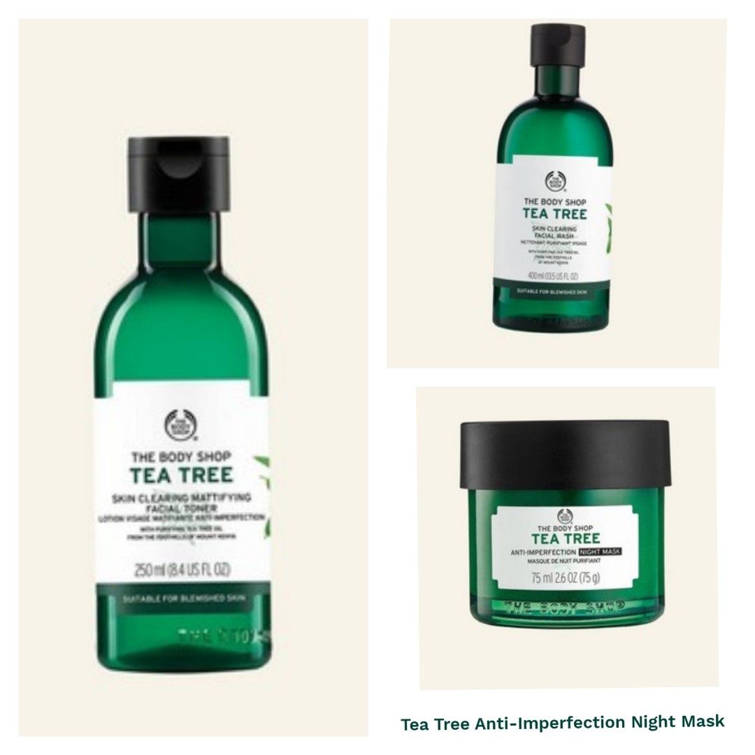 The Body Shop Tea Tree Range, Health & Beauty, Face & Skin Care on ...