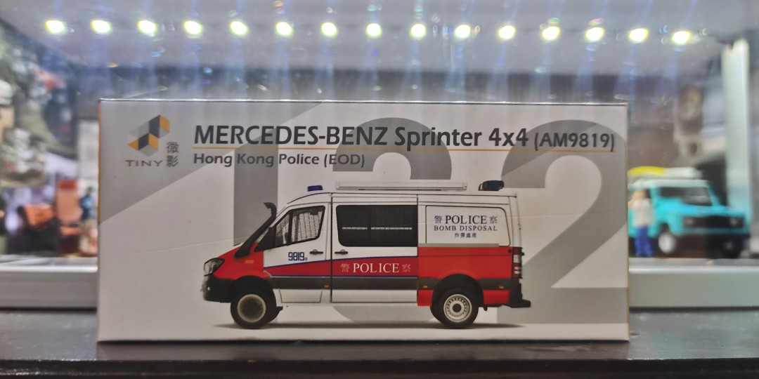 Tiny HK #132 Mercedes Sprinter 4x4 Hong Kong Police EOD, Hobbies & Toys ...