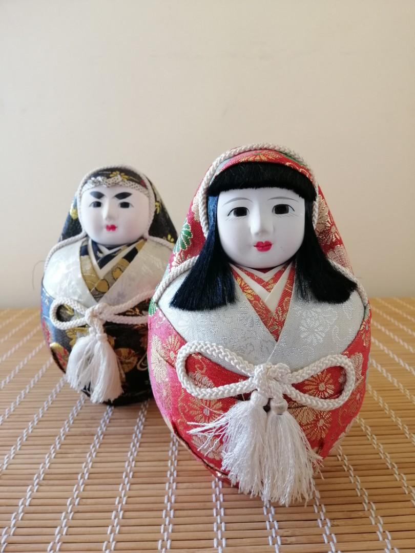 Vintage Japanese Roly Poly Wedding Dolls, Hobbies & Toys, Memorabilia ...