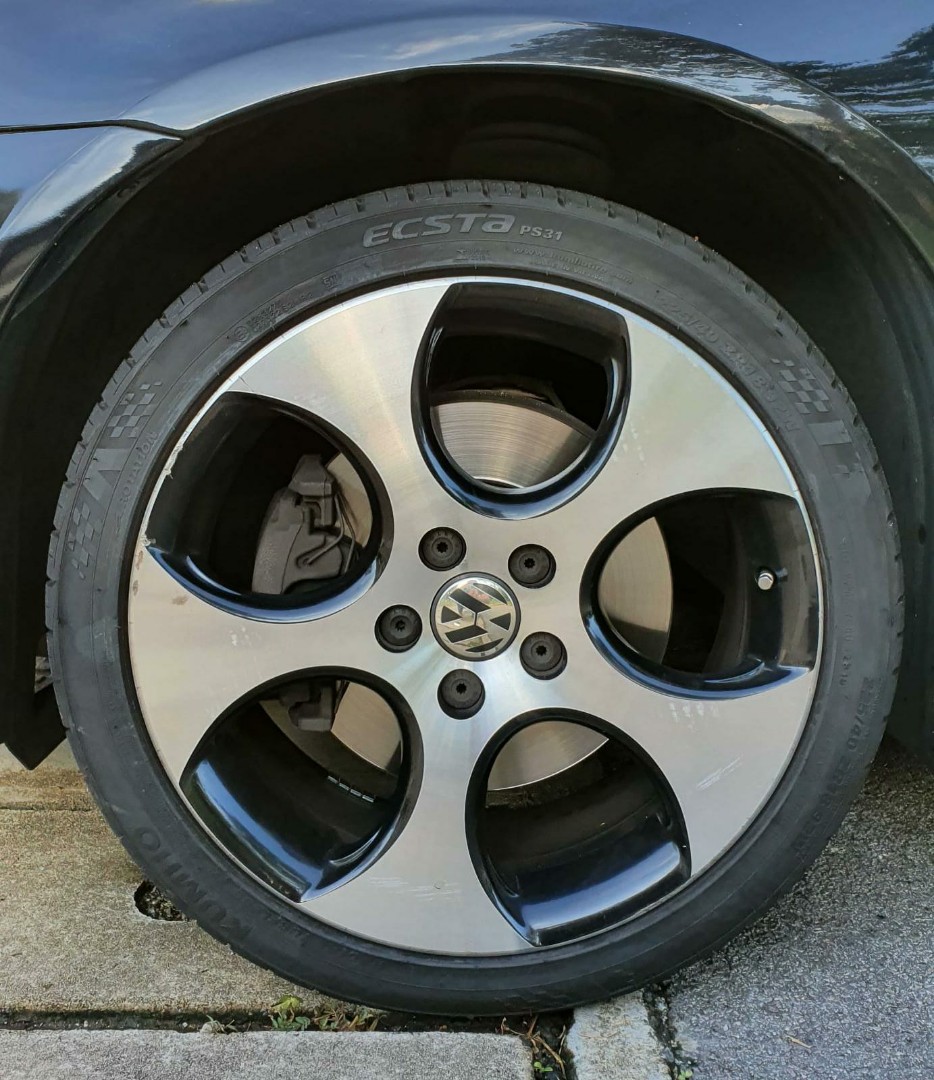 VW Detroit 18" Rims, Car Accessories, Tyres & Rims on Carousell