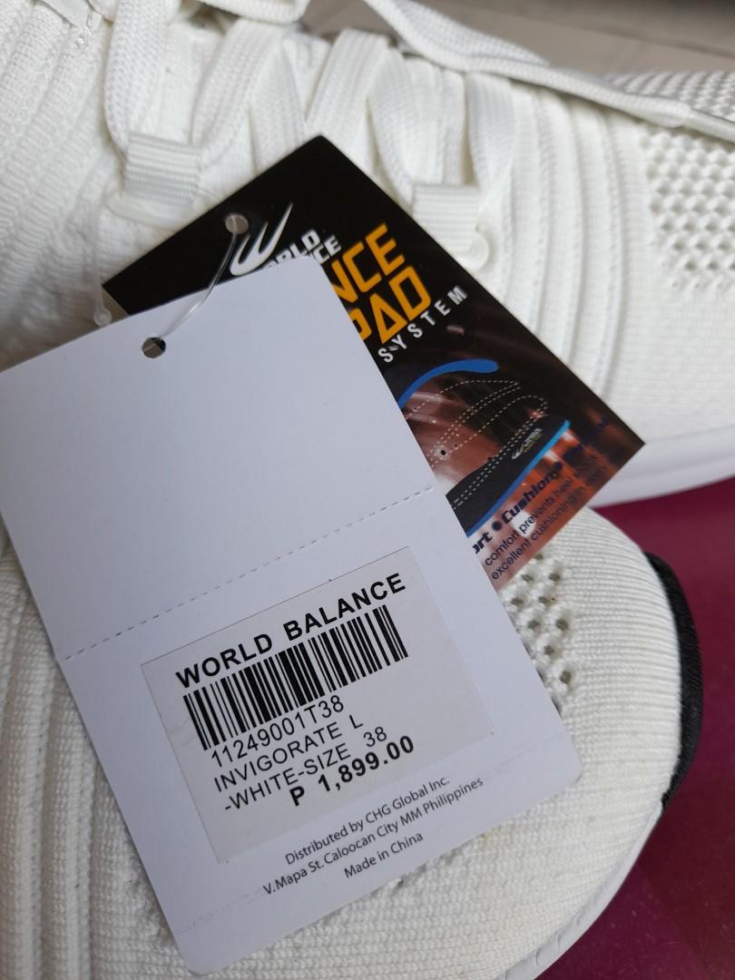World Balance White shoes, Women's Fashion, Footwear, Sneakers on Carousell
