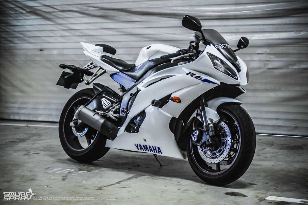 YAMAHA R6 PAINT WORK, Motorcycles, Motorcycle Accessories on Carousell