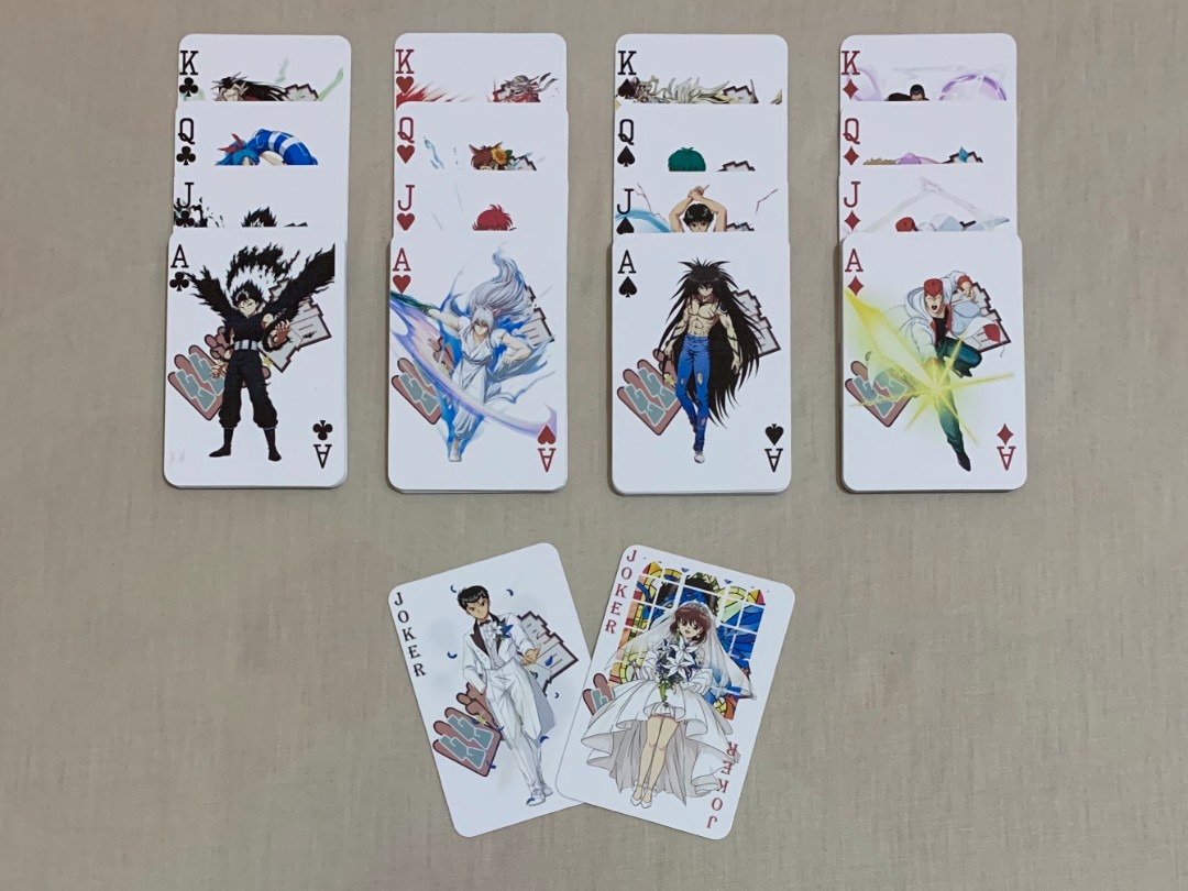 Yu Yu Hakusho / Ghost Fighter Anime Poker Playing Cards Part 3, Hobbies ...