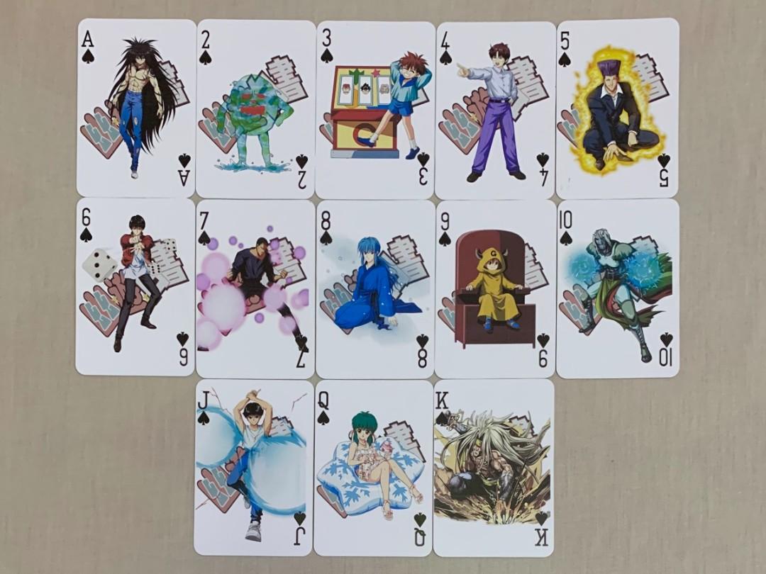 Yu Yu Hakusho / Ghost Fighter Anime Poker Playing Cards Part 3, Hobbies ...